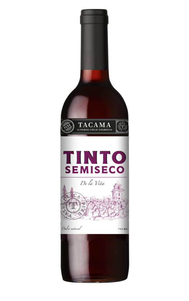 Vino Tinto Semi Seco De La Viña Tienda Tacama
